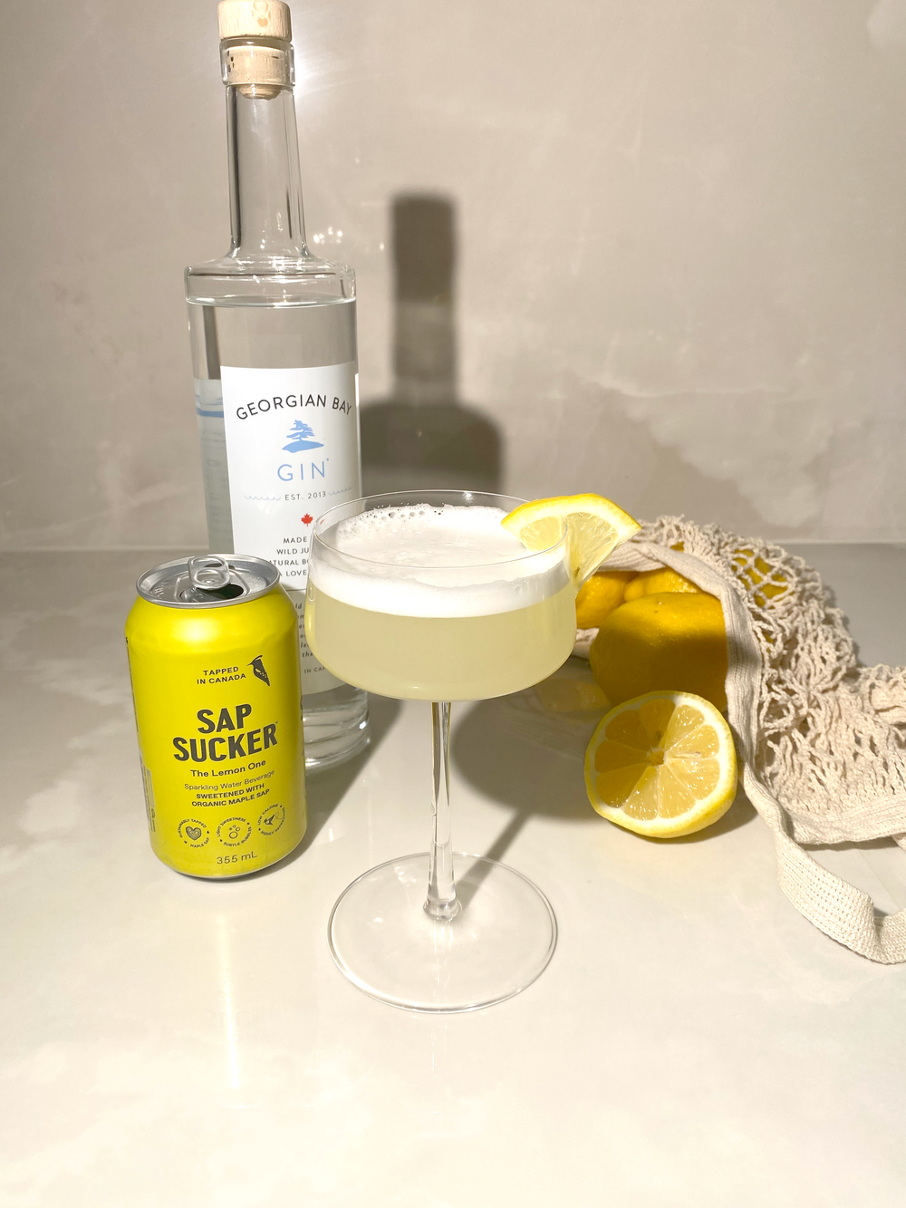 Lemon Gin Fizz – Georgian Bay Spirit Co.